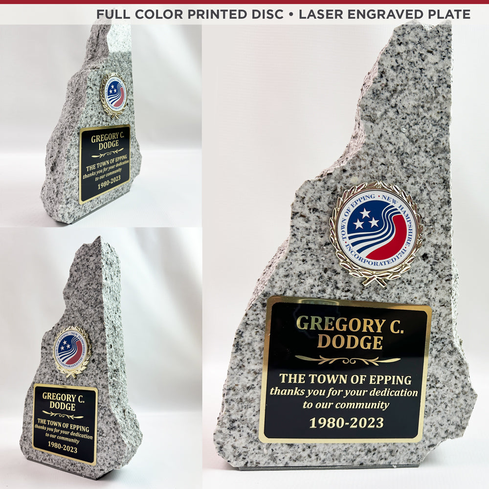 12" New Hampshire Granite Award - Engraving, Awards & Gifts
