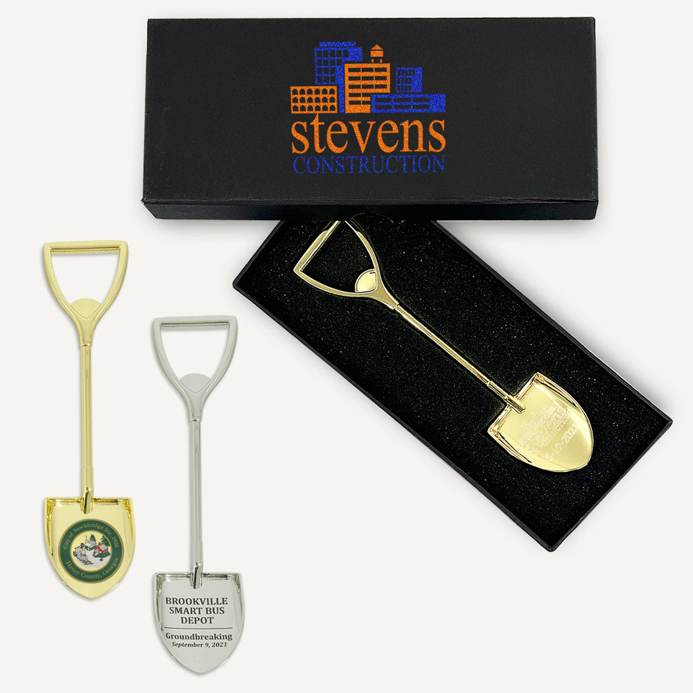 Miniature Ceremonial Shovels - Engraving, Awards & Gifts