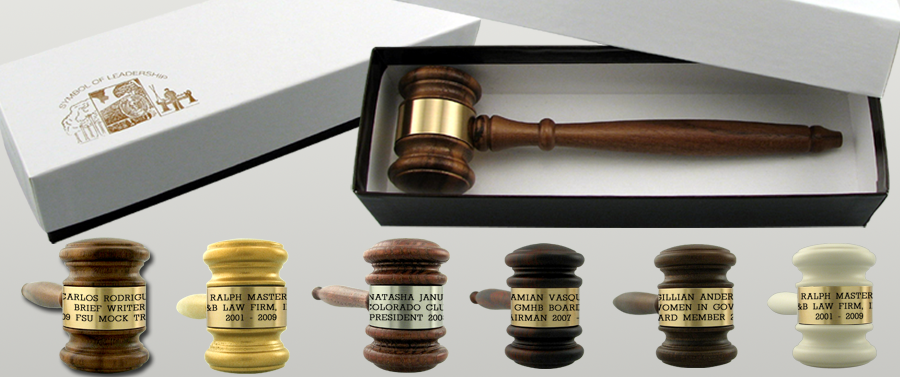 Ceremonial Gavels - Engraving, Awards & Gifts