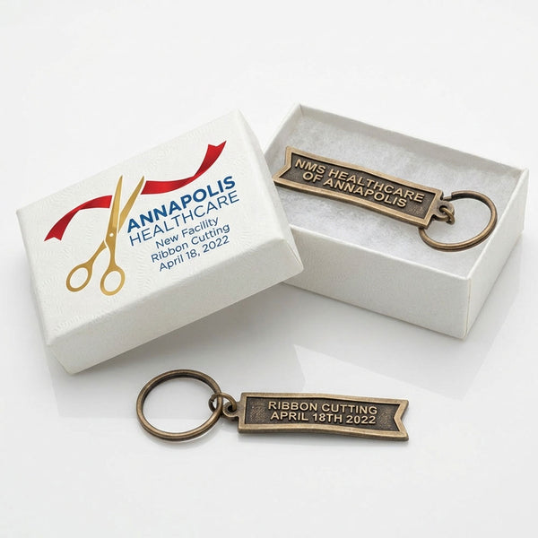 Ceremonial Ribbon Keychains - Engraving, Awards & Gifts