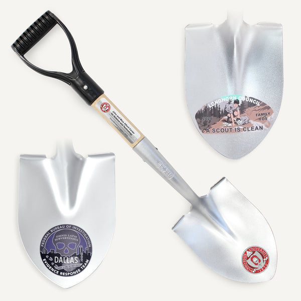 Silver Ceremonial Shovels - Engraving, Awards & Gifts