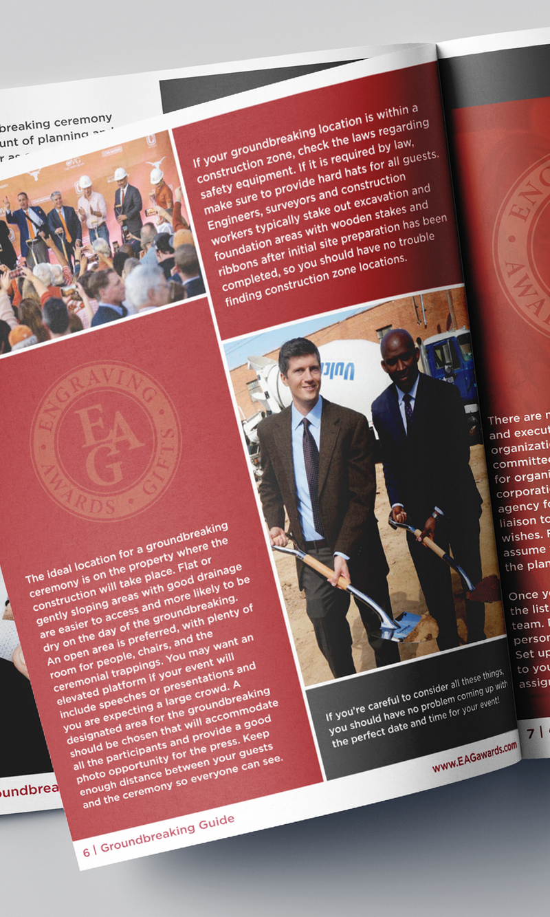 Ceremonial Groundbreaking Shovels - Engraving, Awards & Gifts