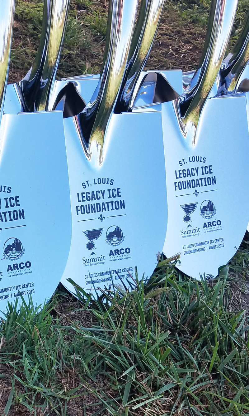 Ceremonial Groundbreaking Shovels - Engraving, Awards & Gifts