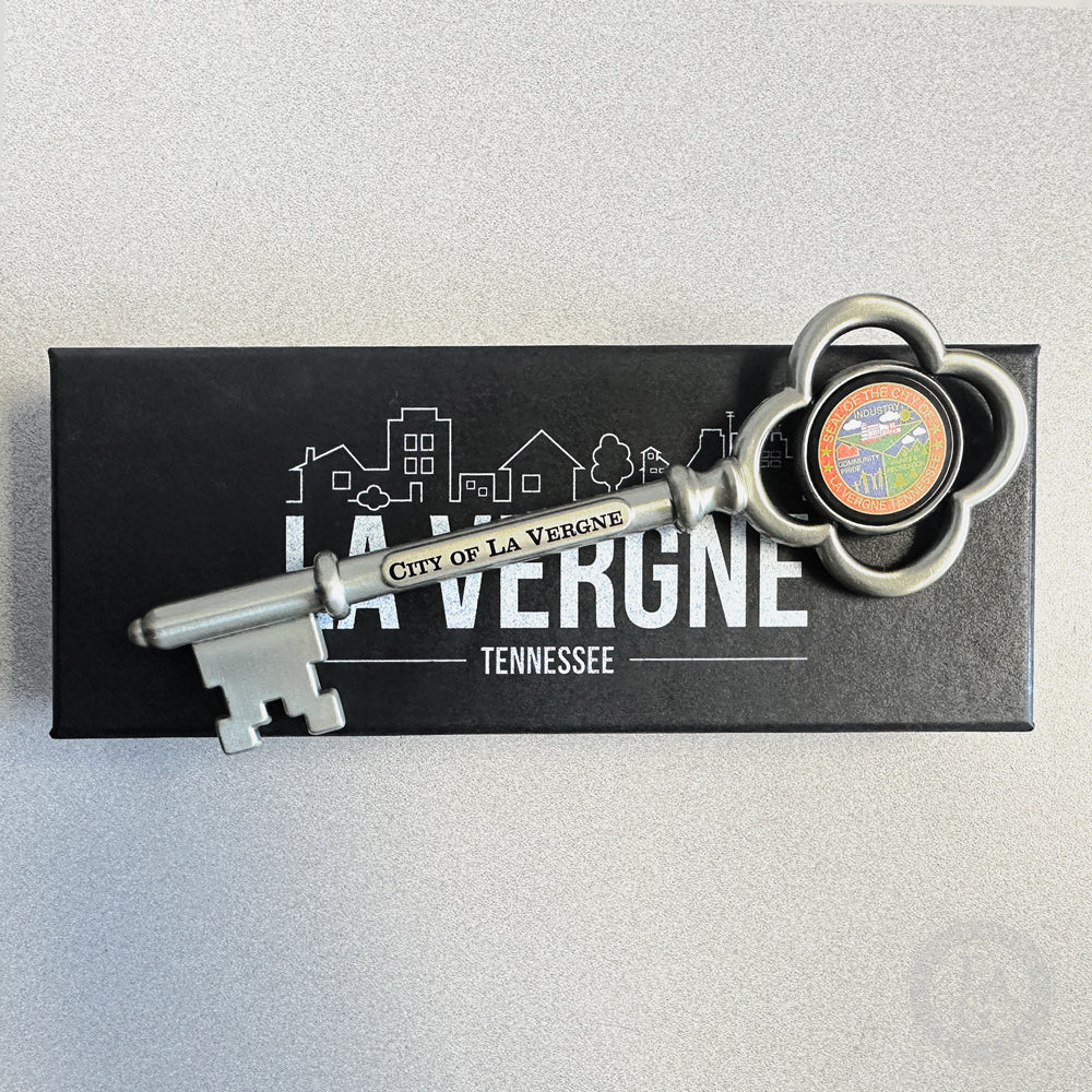 8" Bronze Finish Ceremonial Key - Engraving, Awards & Gifts