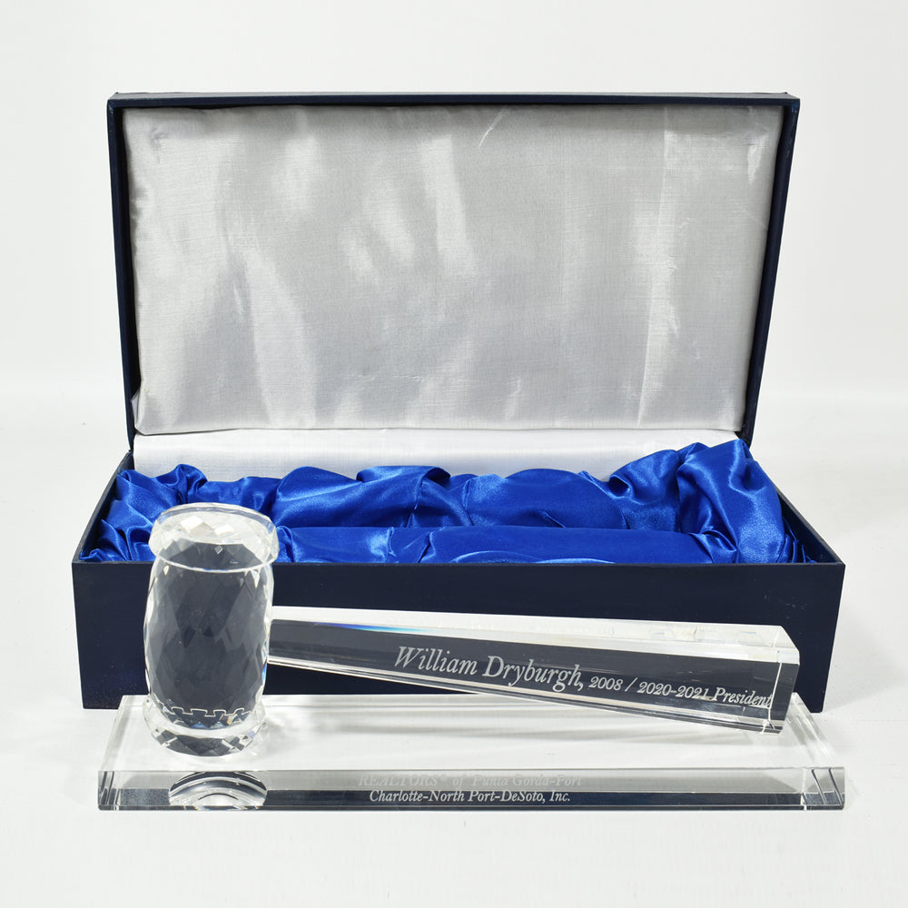 Acrylic & Crystal Gavels - Engraving, Awards & Gifts