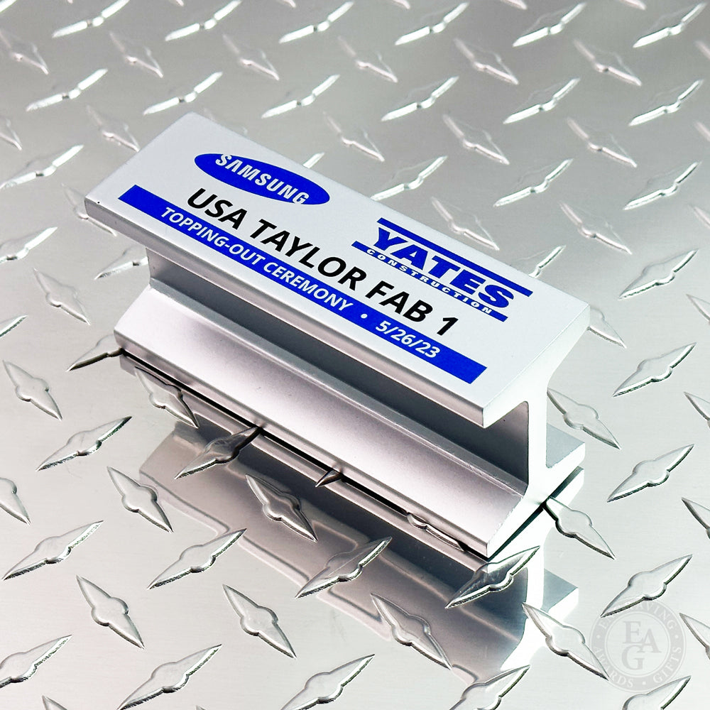 Silver Ceremonial I-Beams - Engraving, Awards & Gifts