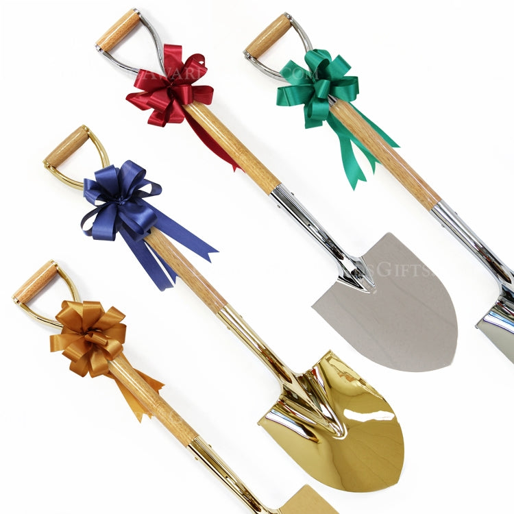 Ceremonial Shovel Bows for Full Size Ceremonial Shovels - Engraving ...