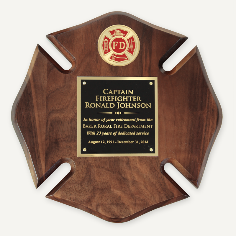 Firefighter Plaque Awards & Gifts - Engraving, Awards & Gifts