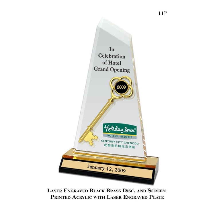 Ceremonial Acrylic Key Award - Engraving, Awards & Gifts