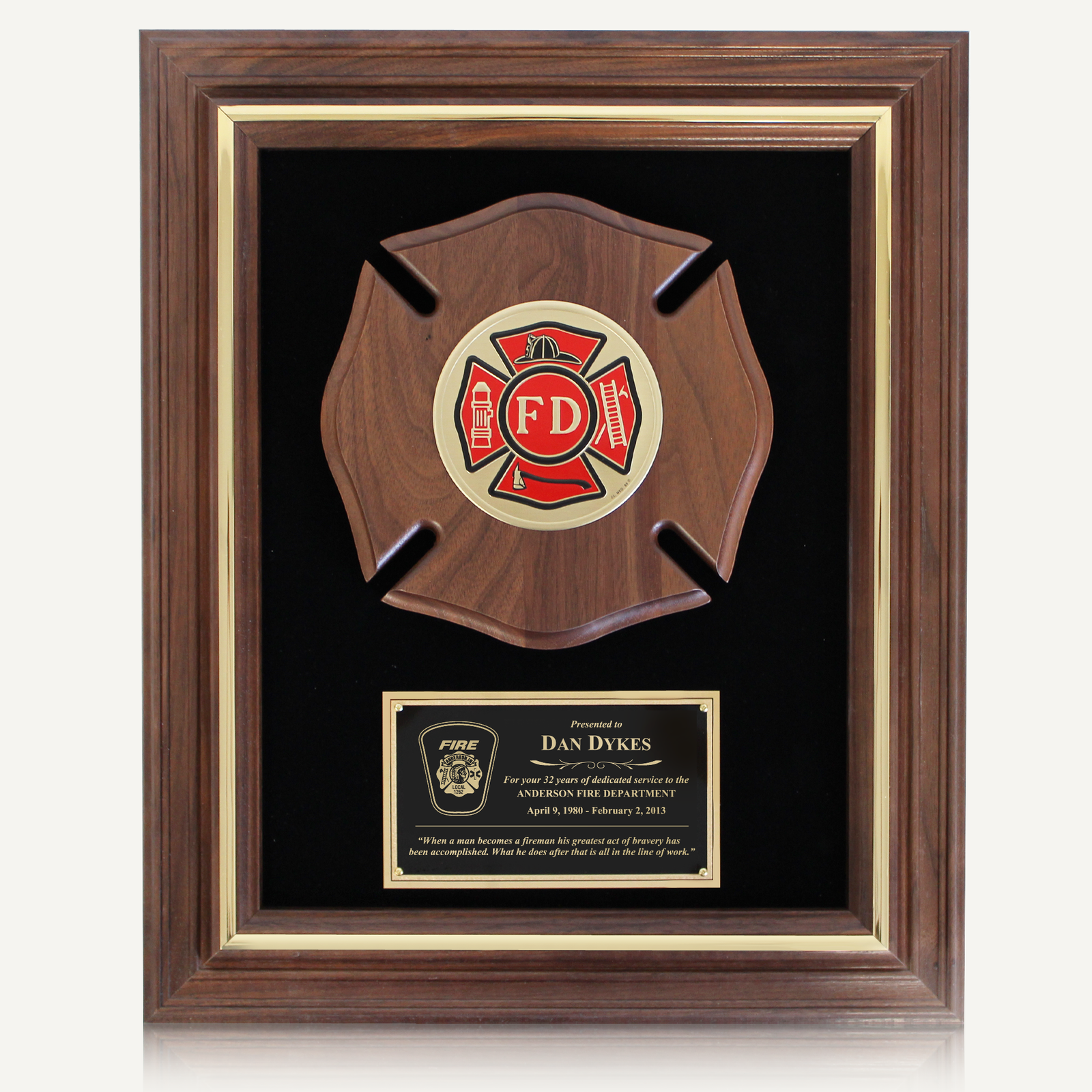Firefighter Awards - Engraving, Awards & Gifts