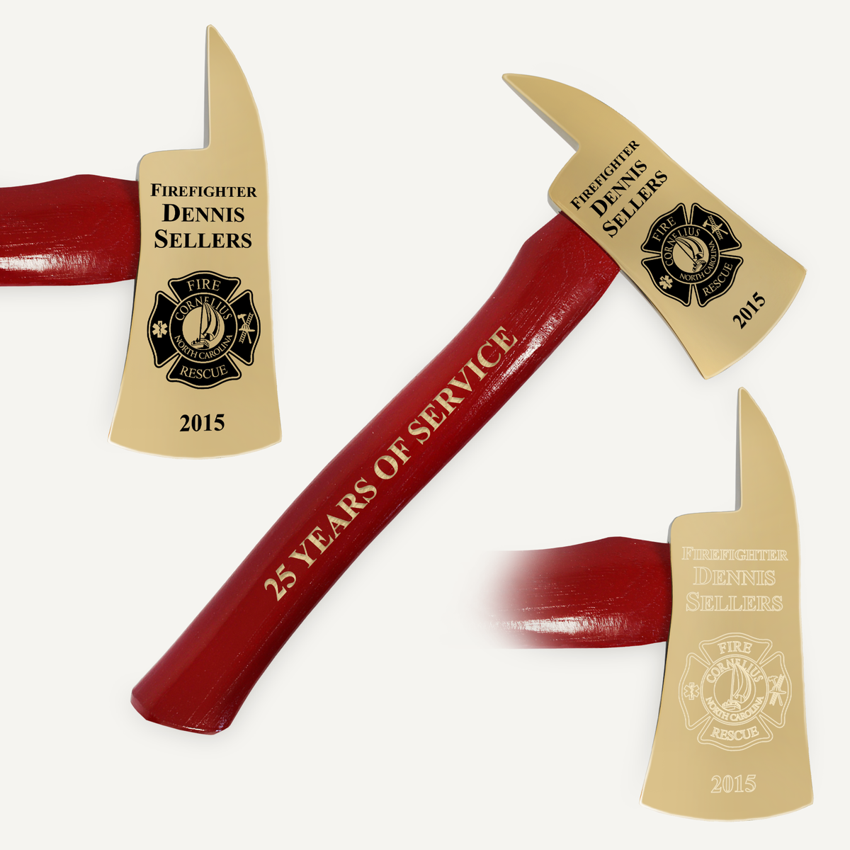 15" Firefighter Axes - Engraving, Awards & Gifts