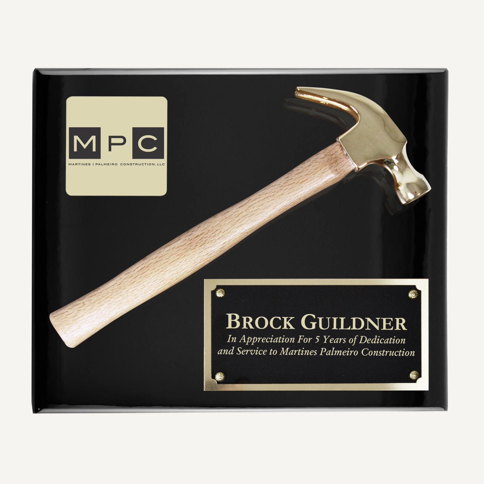 Ceremonial Hammer Plaques - Engraving, Awards & Gifts