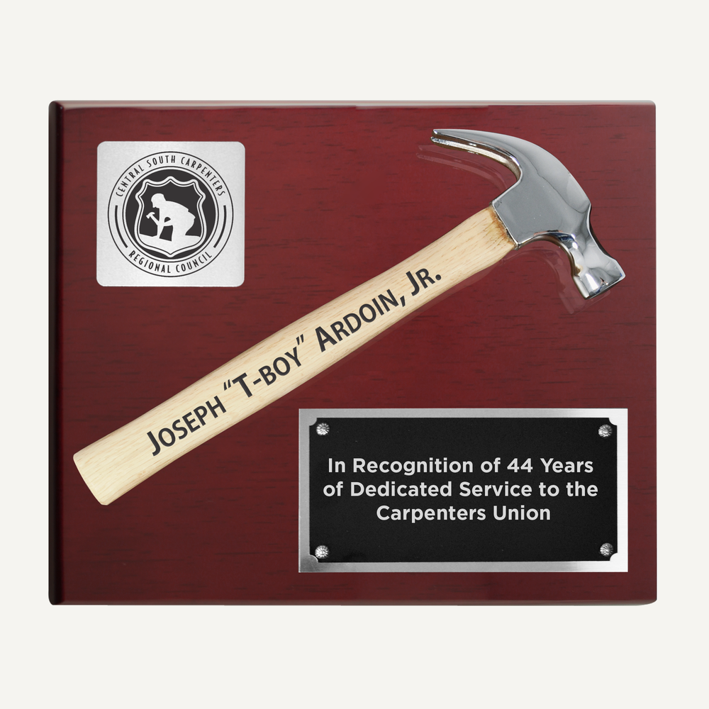 Ceremonial Hammer Plaques - Engraving, Awards & Gifts