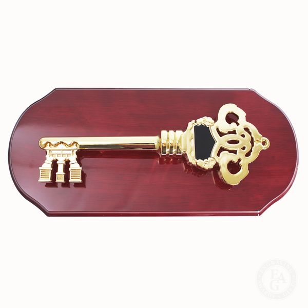 16" x 7" Ceremonial Key Plaque - Engraving, Awards & Gifts
