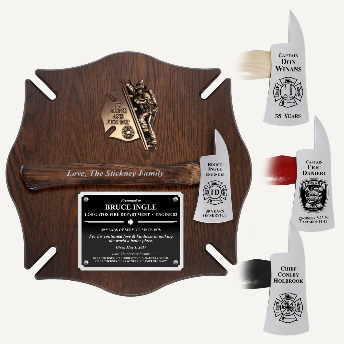 Firefighter Award Plaques - Engraving, Awards & Gifts