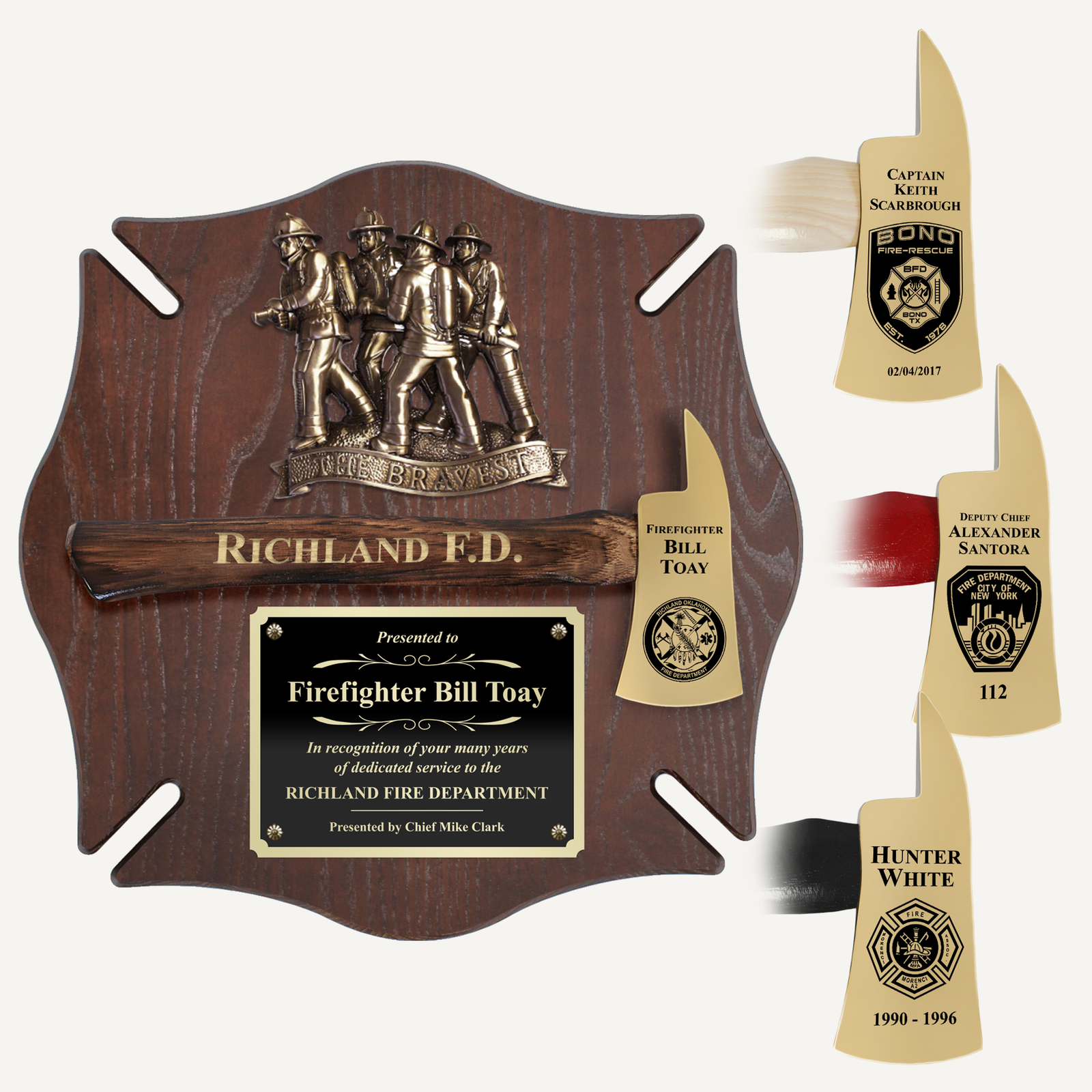 Firefighter Award Plaques - Engraving, Awards & Gifts
