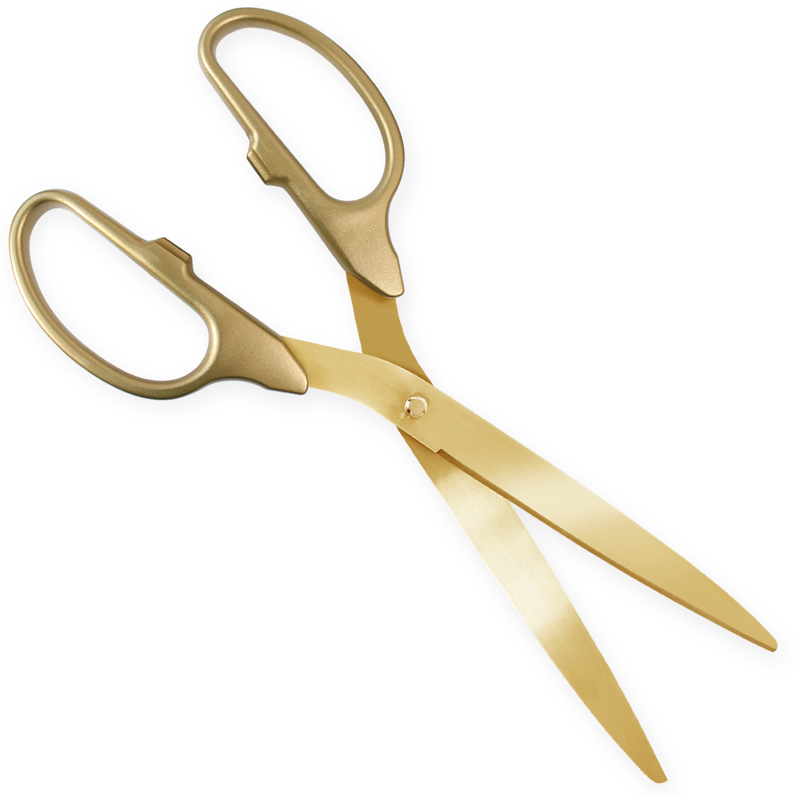 25" Gold Ribbon Cutting Scissors with Gold Blades - Engraving, Awards ...