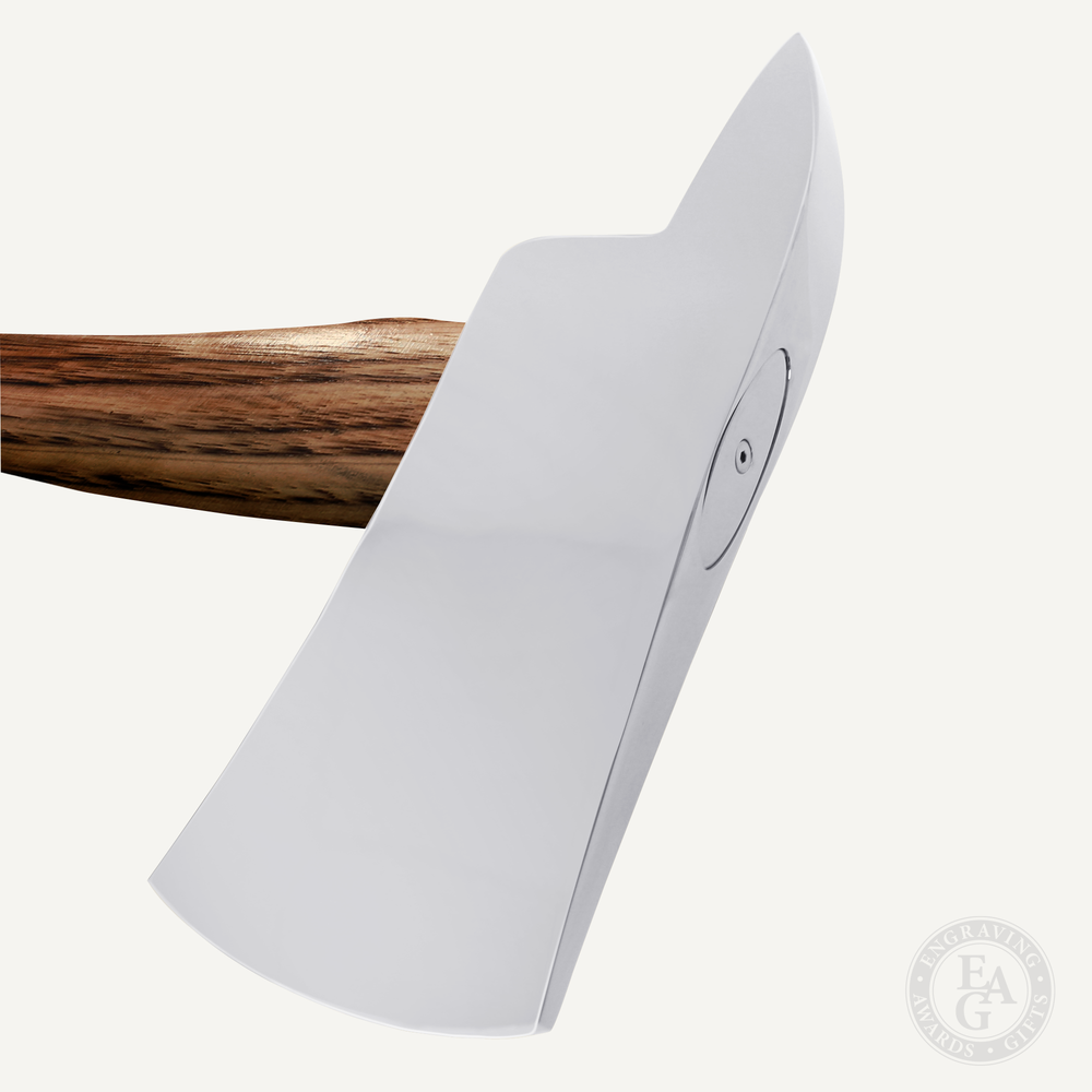 36" Chrome Plated Ceremonial Firefighter Axe - Flamed - Engraving ...