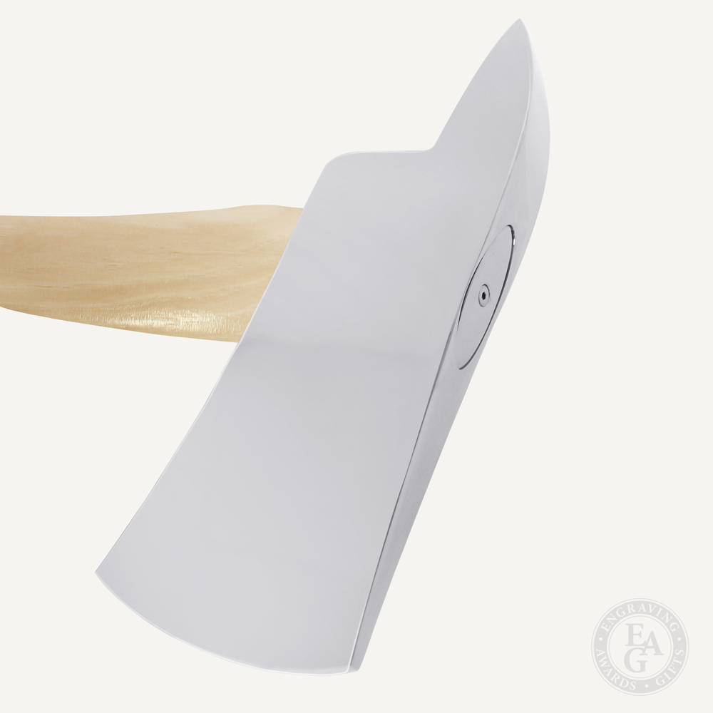 36" Chrome Plated Ceremonial Firefighter Parade Axe - Natural ...