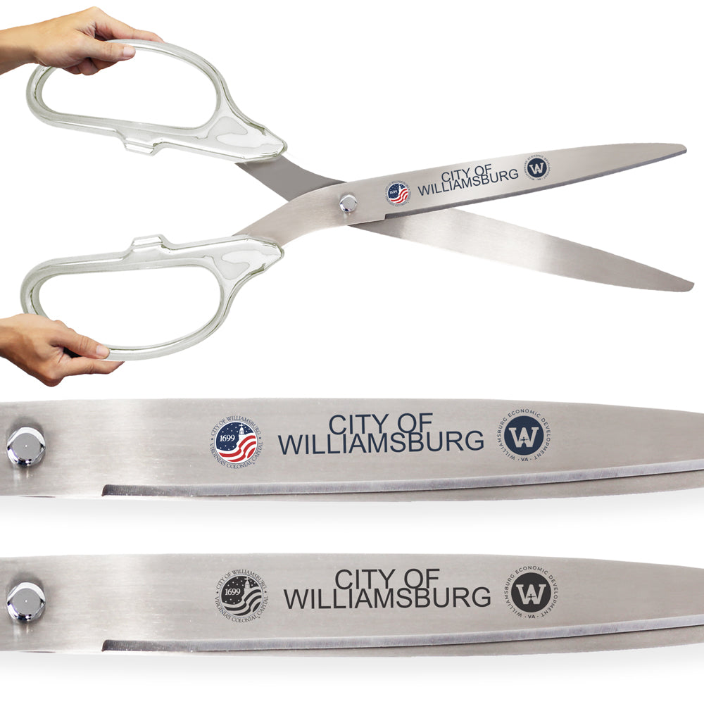 Giant Ceremonial Ribbon Cutting Scissors - Engraving, Awards & Gifts