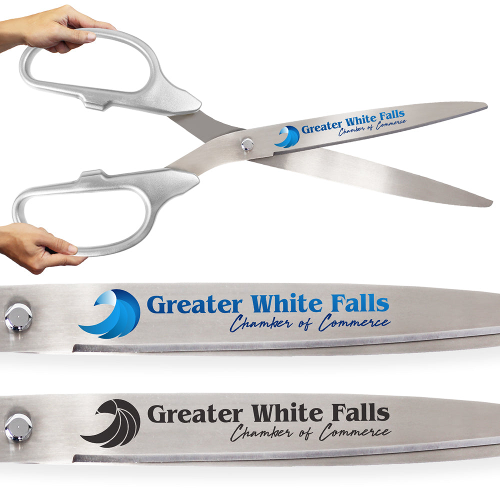 Giant Ceremonial Ribbon Cutting Scissors - Engraving, Awards & Gifts