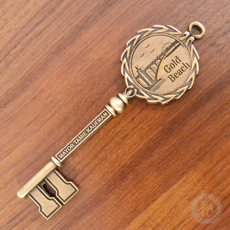 3D Custom Casted Ceremonial Key - Engraving, Awards & Gifts