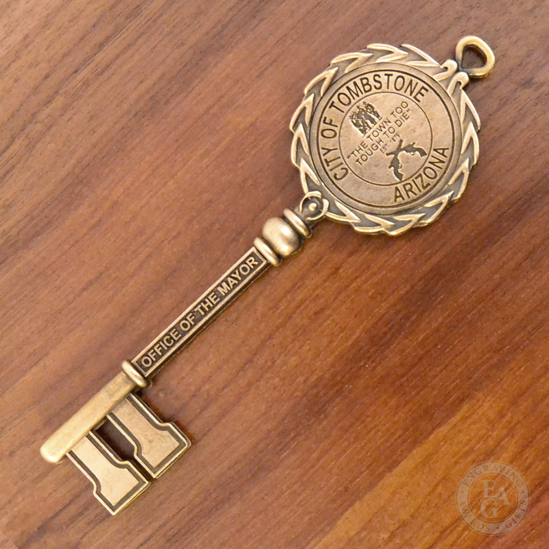 3D Custom Casted Ceremonial Key - Engraving, Awards & Gifts