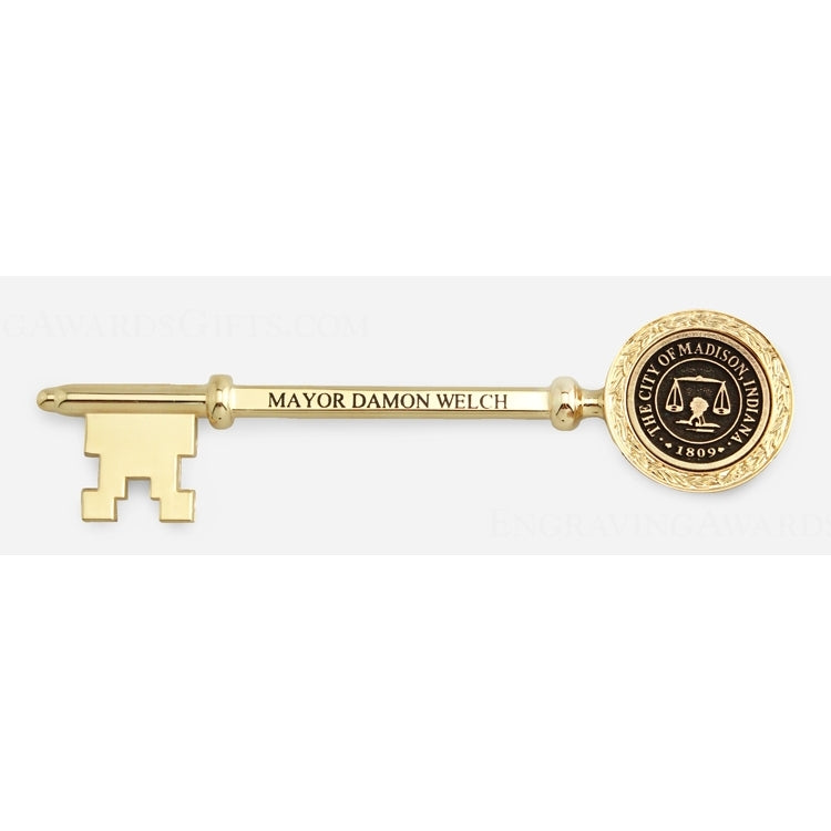 3D Die Cast Ceremonial Key with Insert - Engraving, Awards & Gifts