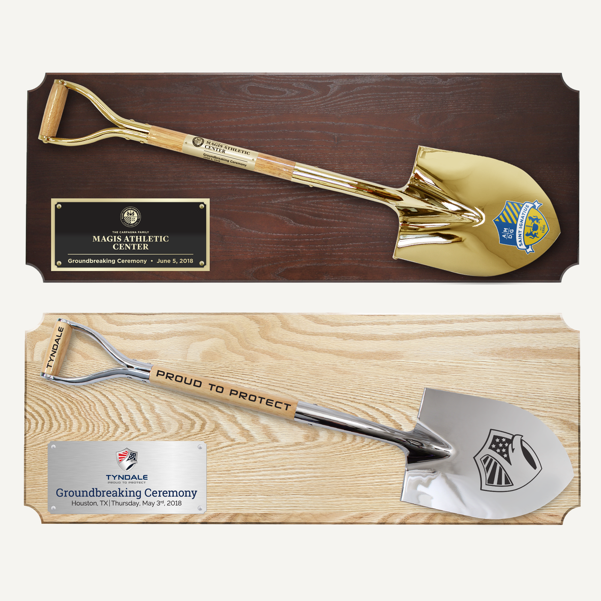Assorted Colors Full Size Shovels - Engraving, Awards & Gifts