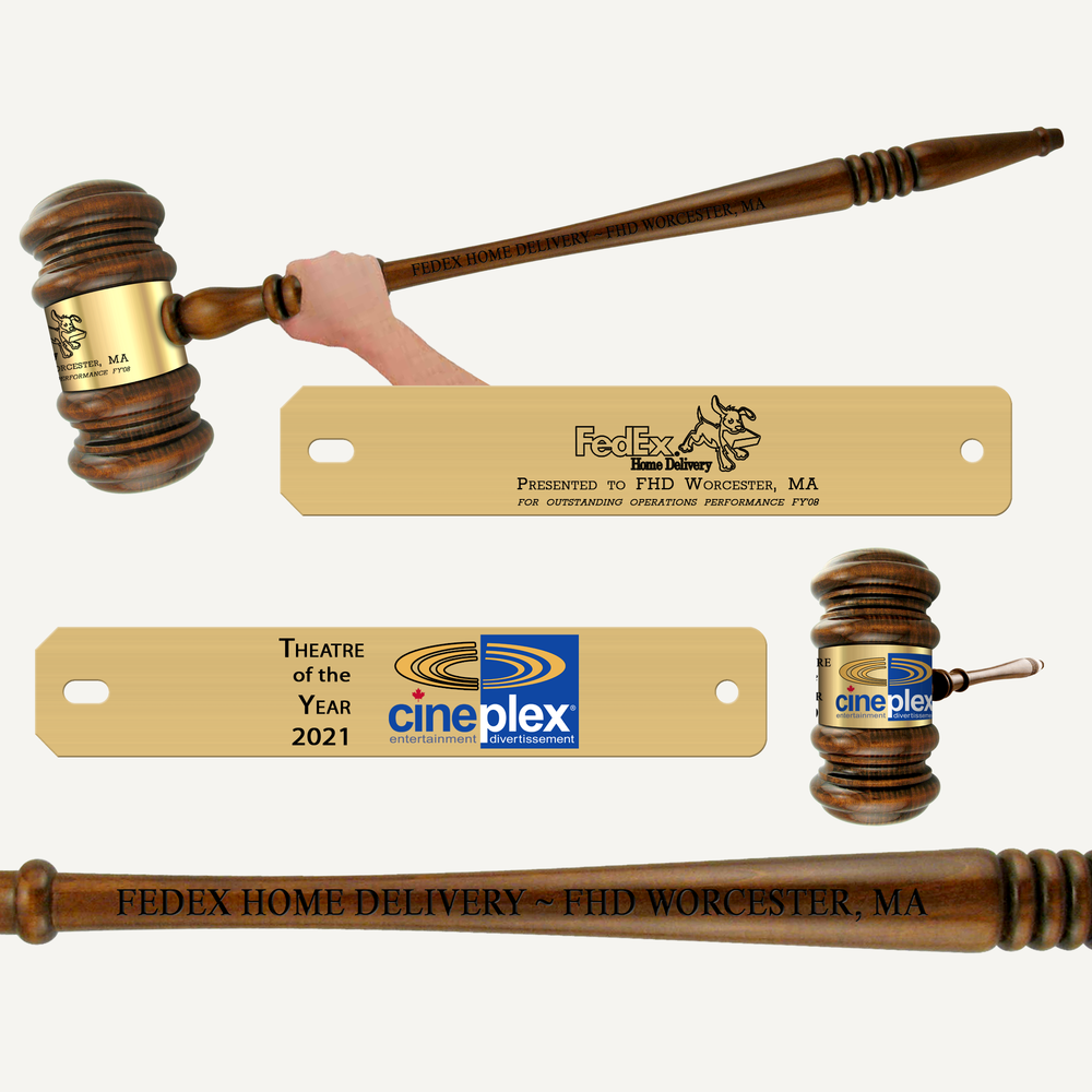 Gavels - Engraving, Awards & Gifts