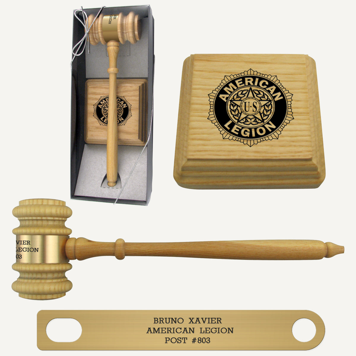 Gavel Presentation Sets - Engraving, Awards & Gifts