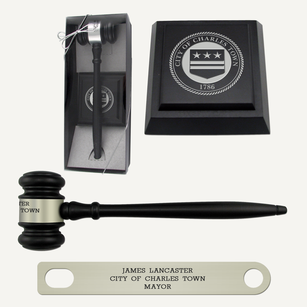 Gavel & Sound Block Presentation Sets - Engraving, Awards & Gifts