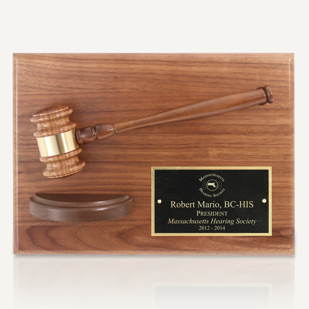 Gavel Plaques - Engraving, Awards & Gifts