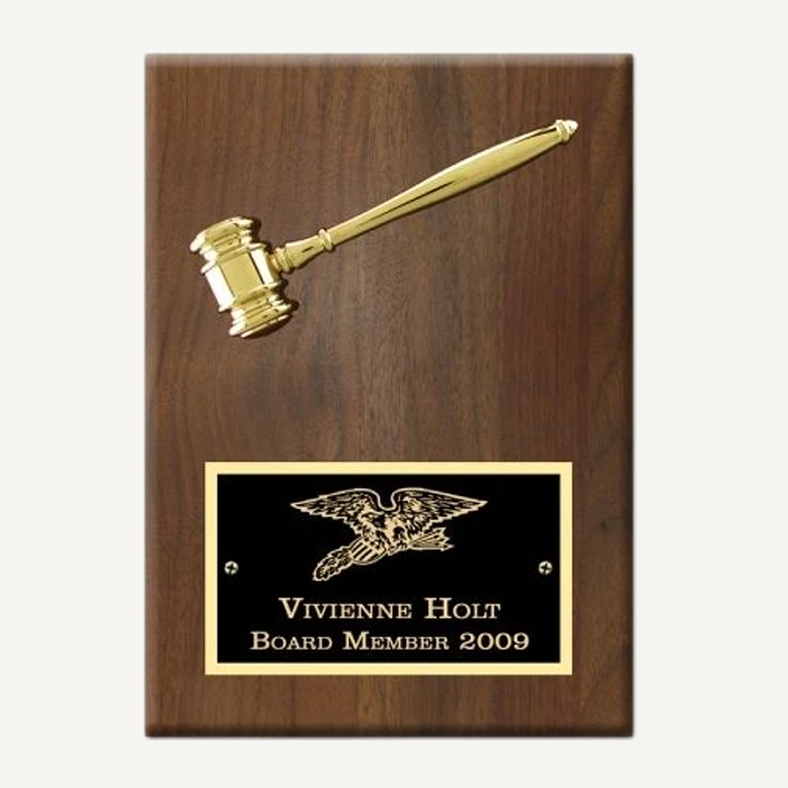 Gavel Plaques - Engraving, Awards & Gifts