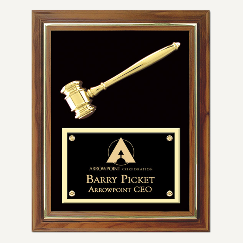 Gavel Plaques - Engraving, Awards & Gifts