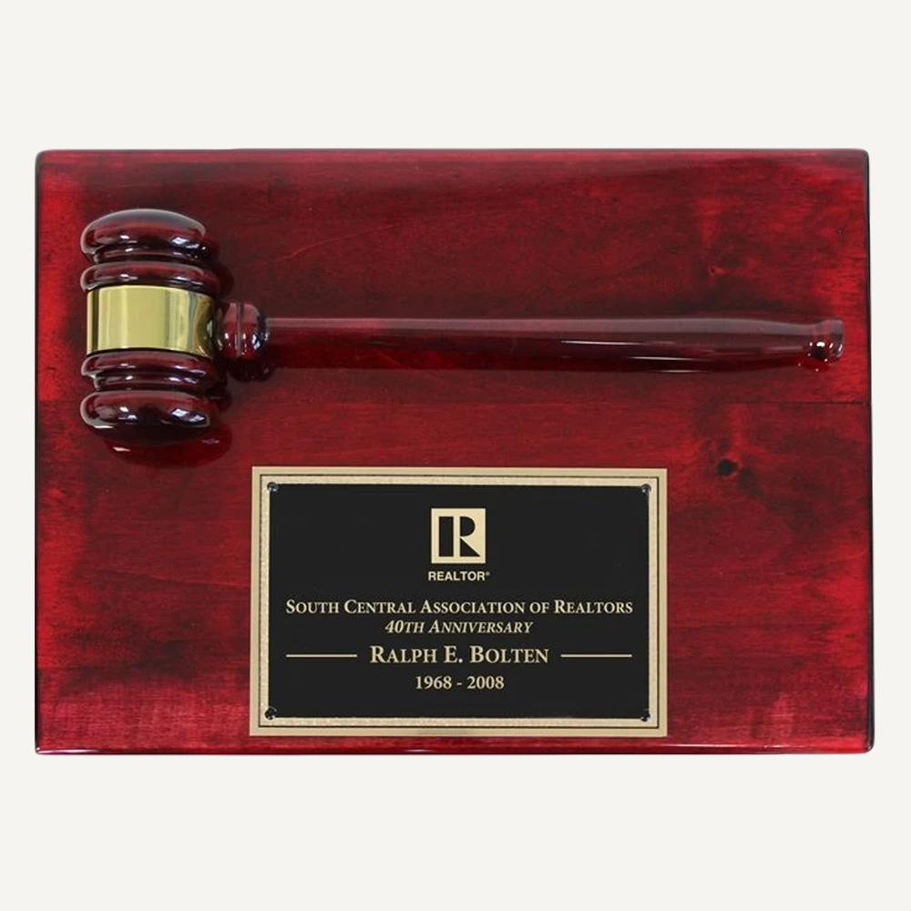 Gavel Plaques - Engraving, Awards & Gifts