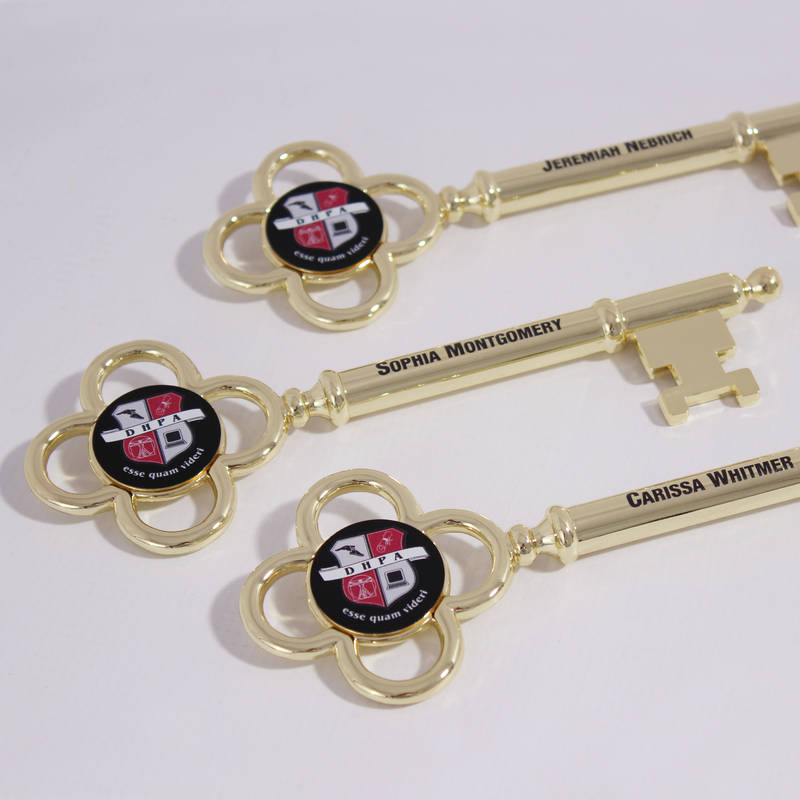 8" Gold Plated Ceremonial Key - Engraving, Awards & Gifts