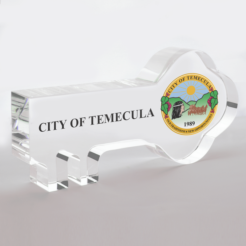 Crystal & Acrylic Ceremonial Keys - Engraving, Awards & Gifts