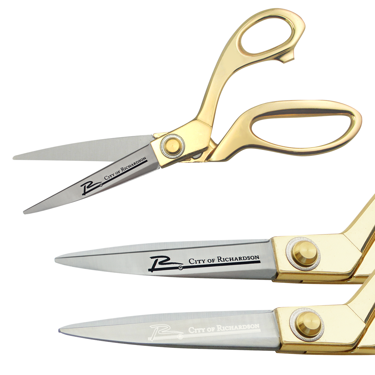 Traditional Size Ceremonial Ribbon Cutting Scissors - Engraving, Awards ...