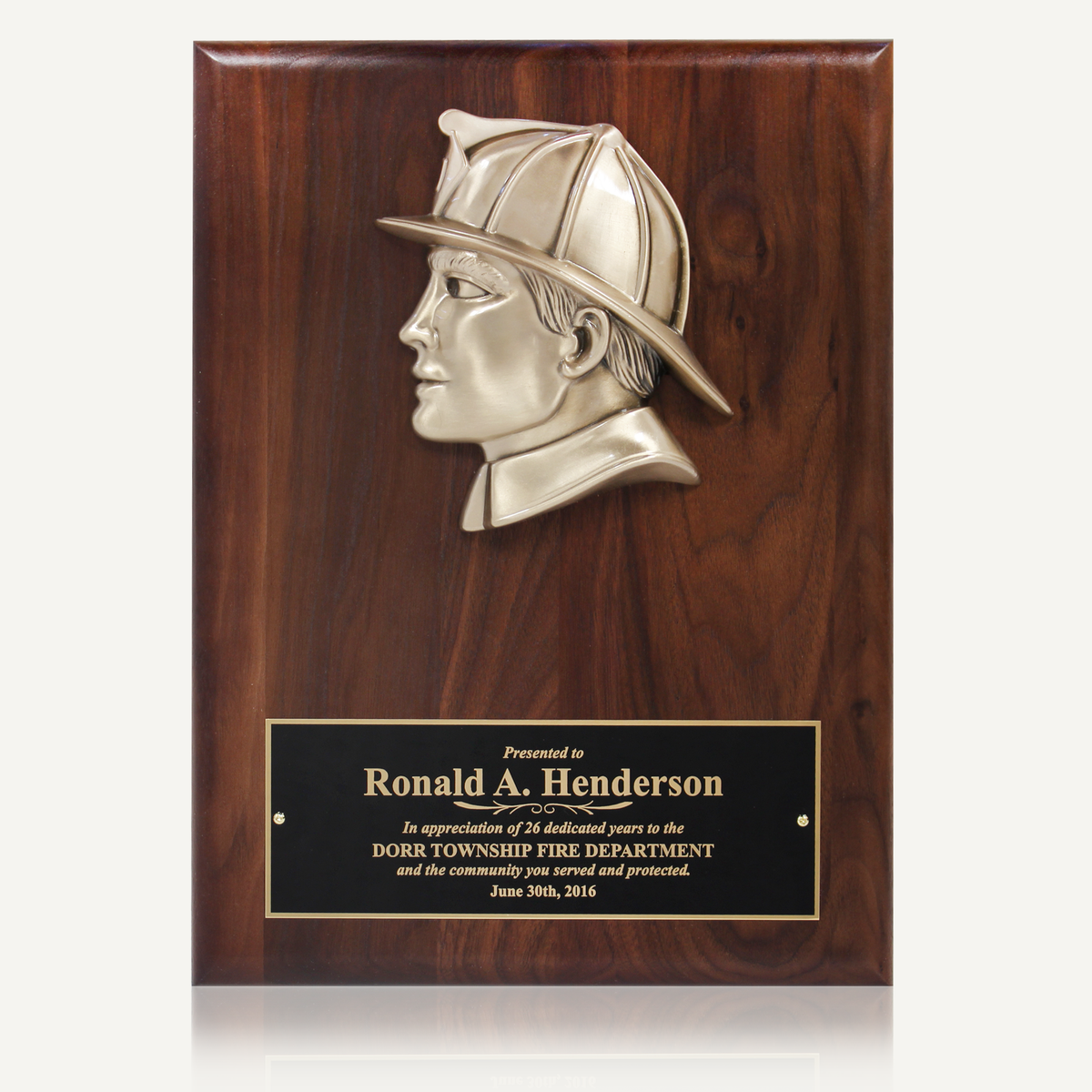 Firefighter Plaque Awards & Gifts - Engraving, Awards & Gifts
