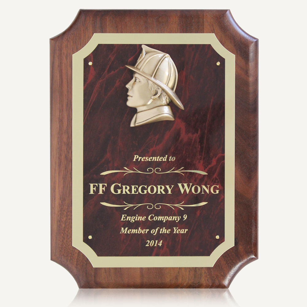 Firefighter Plaque Awards & Gifts - Engraving, Awards & Gifts