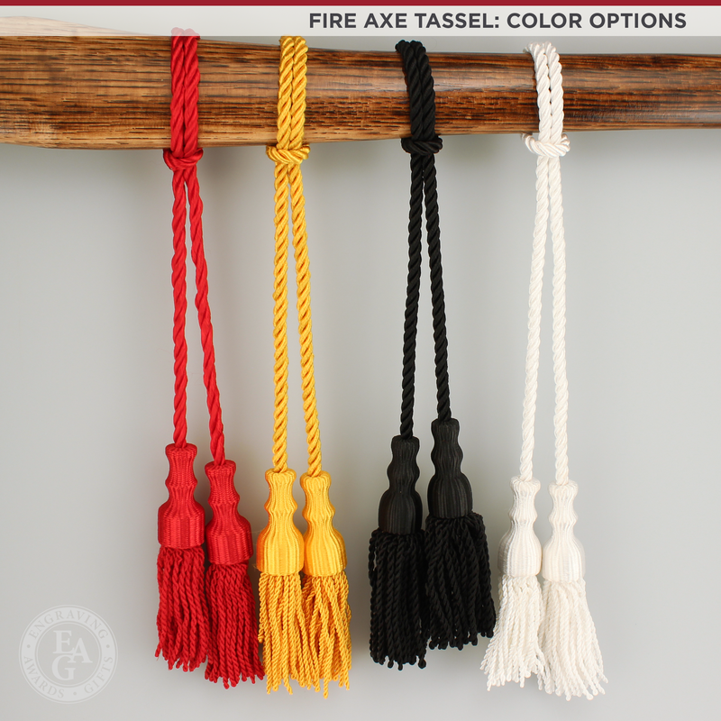 36" Gold Plated Ceremonial Firefighter Axe - Flamed - Engraving, Awards ...