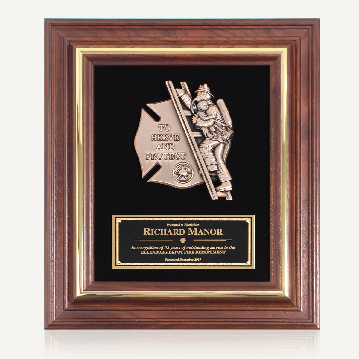Firefighter Plaque Awards & Gifts - Engraving, Awards & Gifts