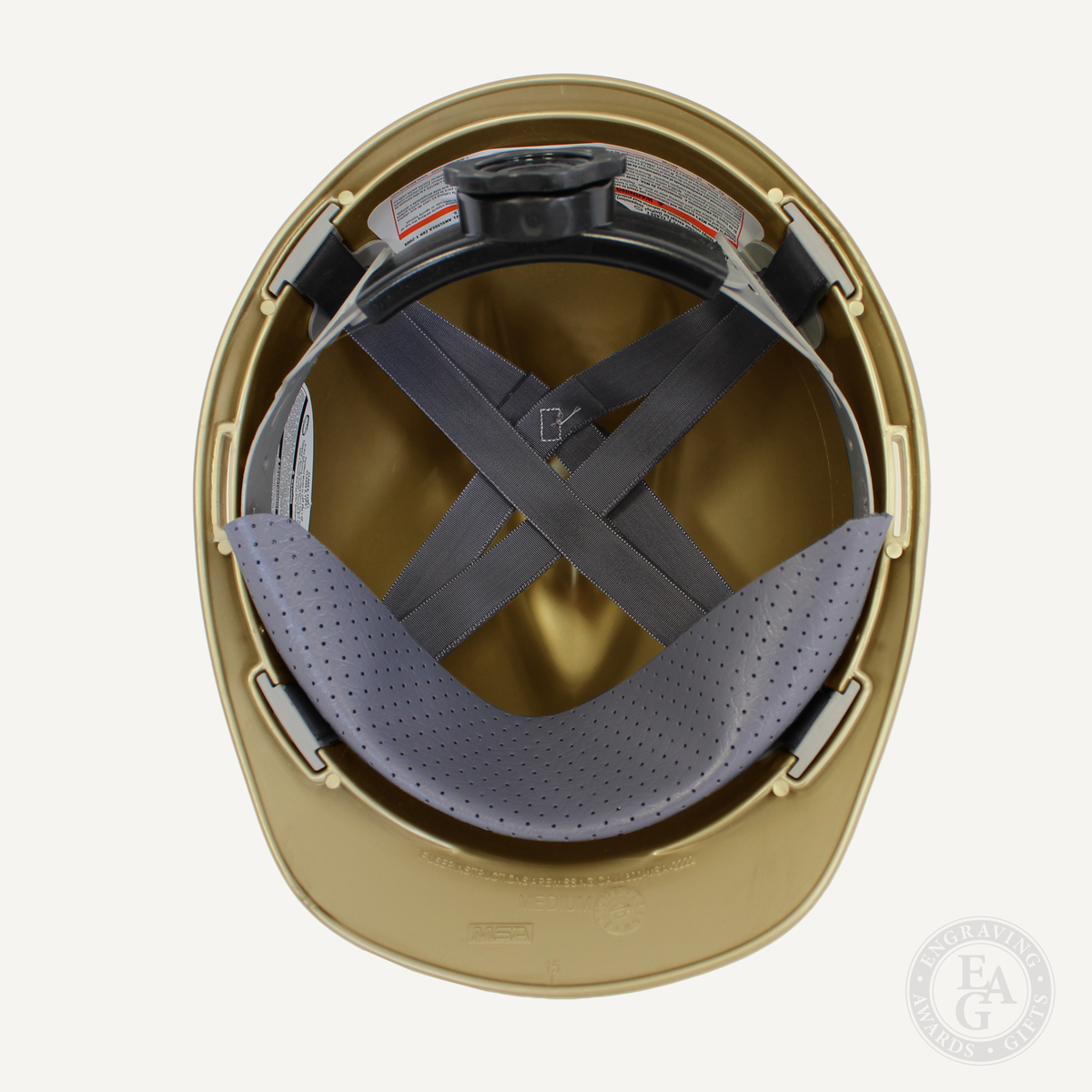 Gold Finish Ceremonial Hard Hat - Engraving, Awards & Gifts