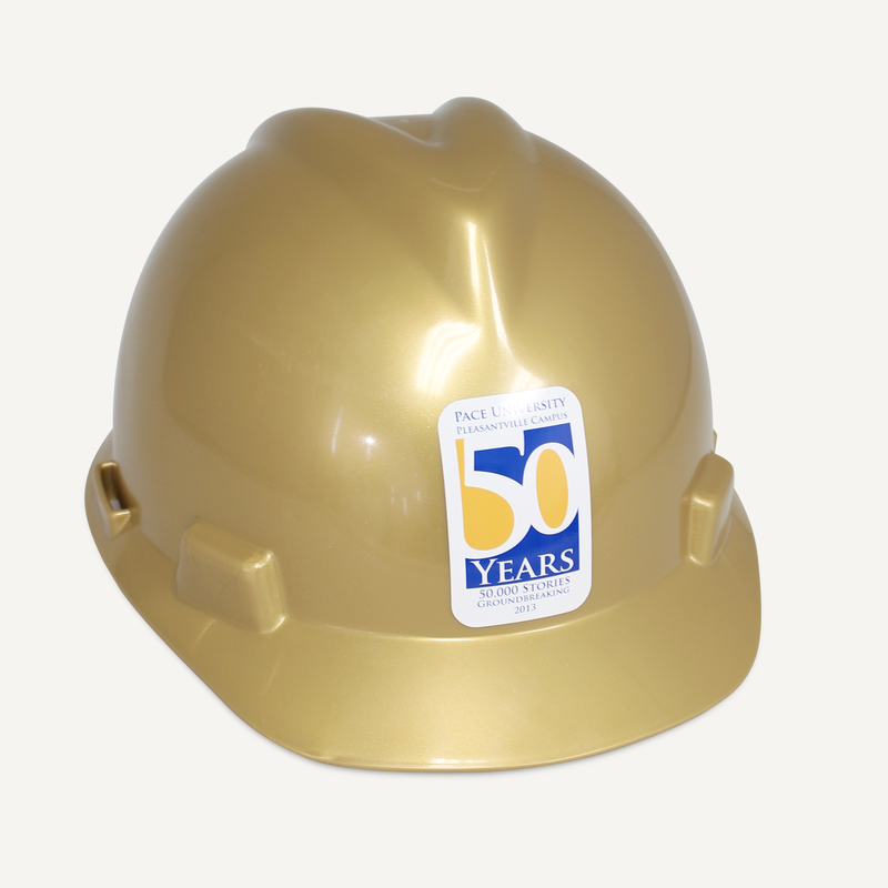 Gold Ceremonial Hard Hats - Engraving, Awards & Gifts