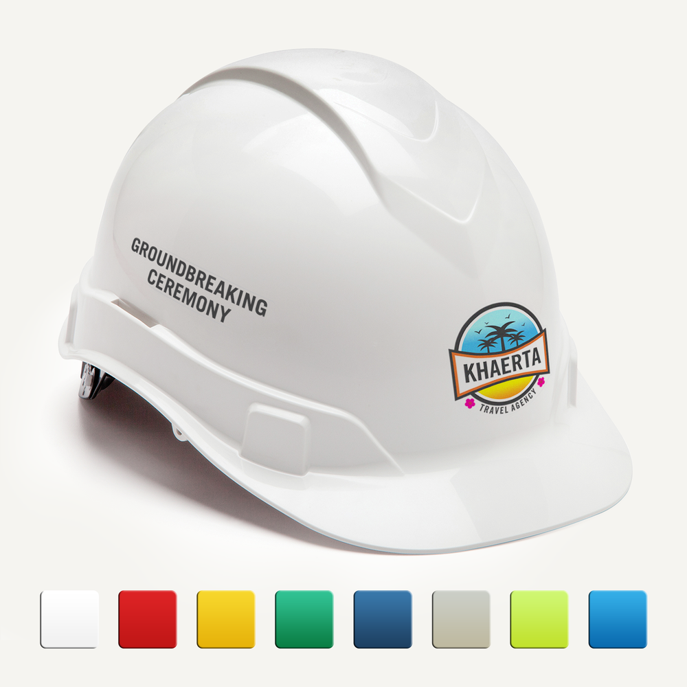 Ceremonial Hard Hat - Round Front - Engraving, Awards & Gifts