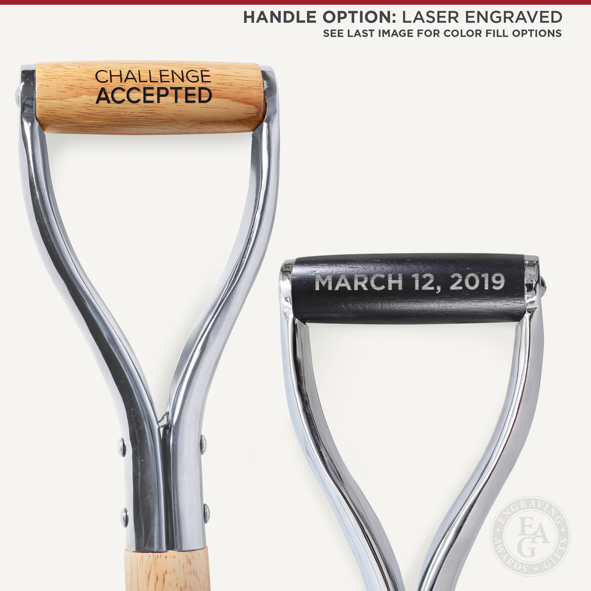 Specialty Chrome Plated Ceremonial Groundbreaking Shovel - D-Handle ...