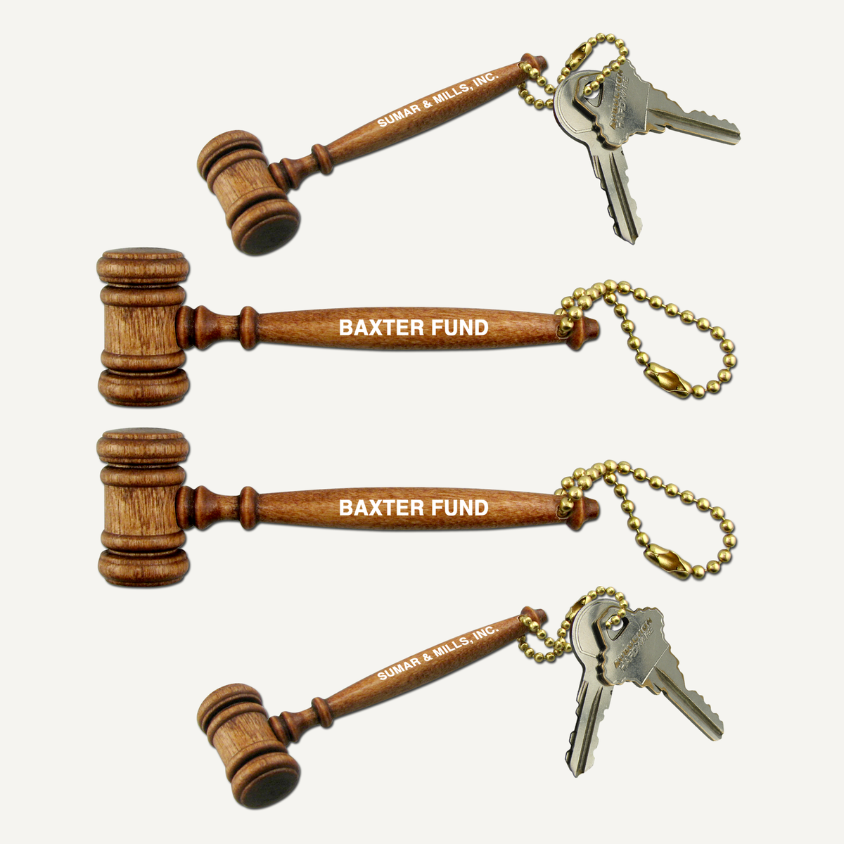 Gavel Keychains - Engraving, Awards & Gifts