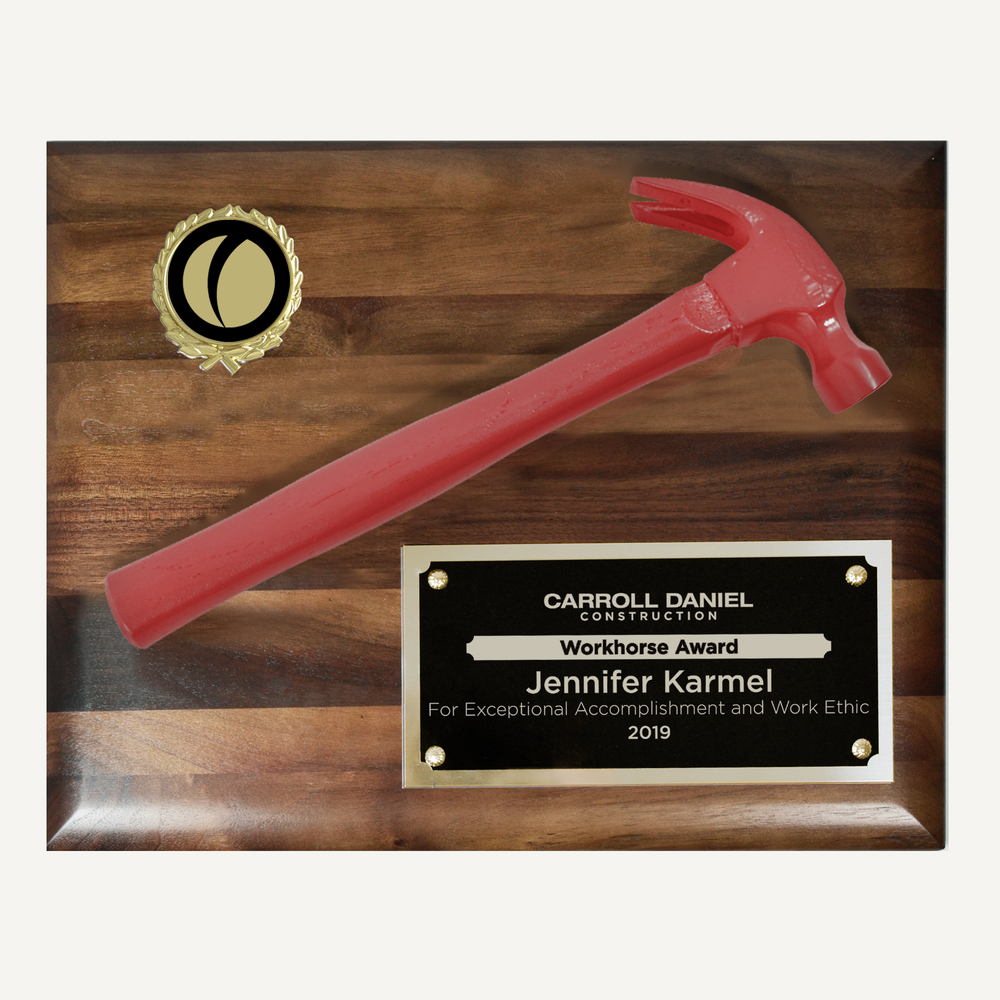 Ceremonial Hammer Plaques - Engraving, Awards & Gifts