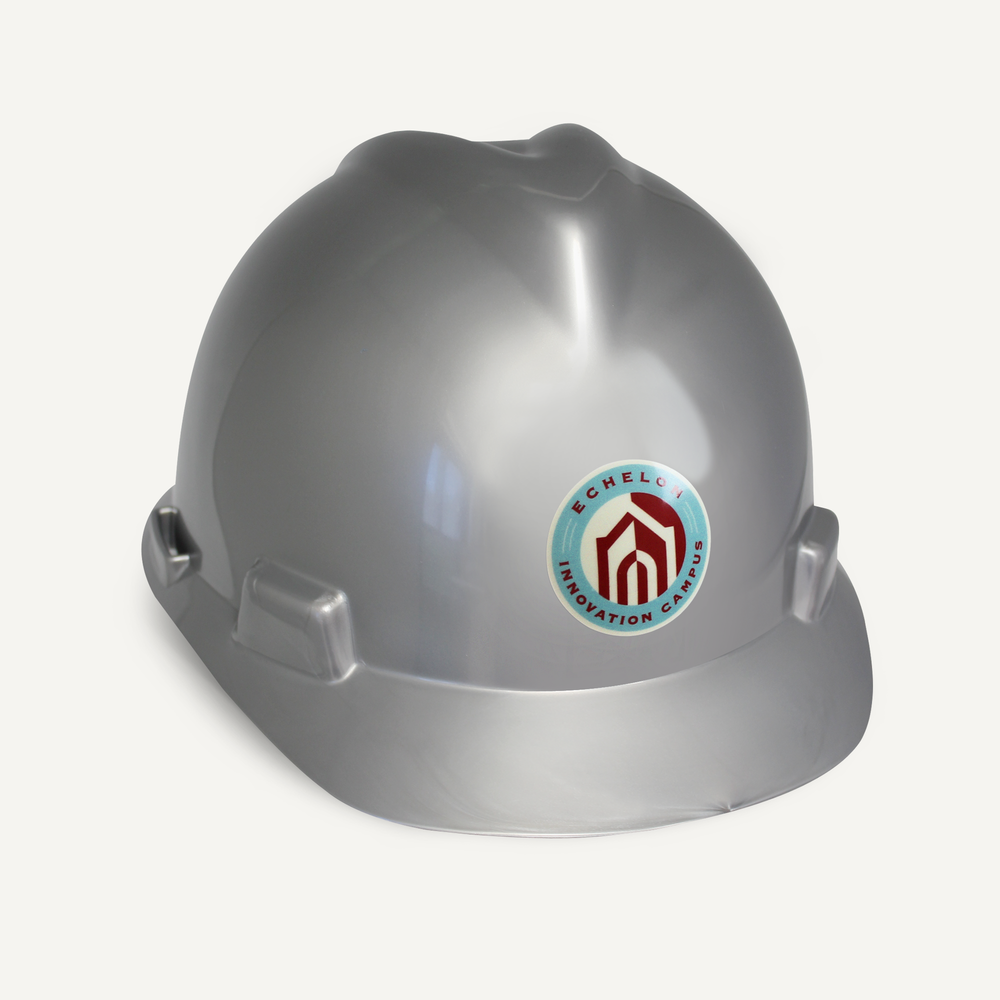 Chrome & Silver Ceremonial Hard Hats - Engraving, Awards & Gifts
